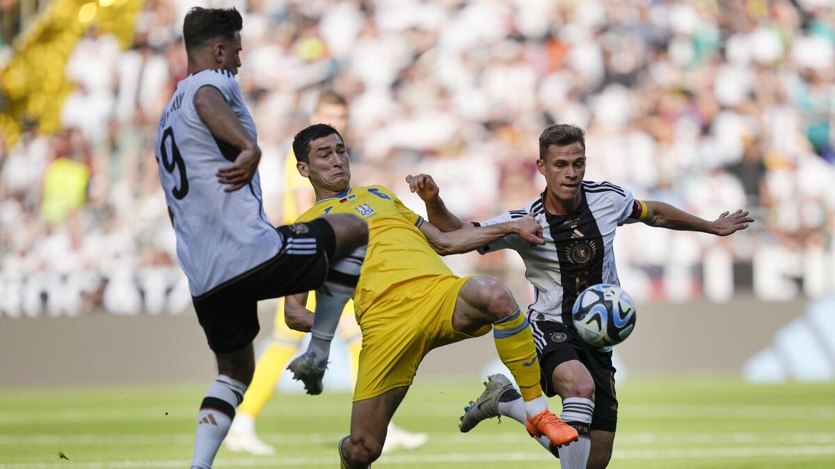 Germany snatches a draw against Ukraine in 1000th international game celebration - Sportstar